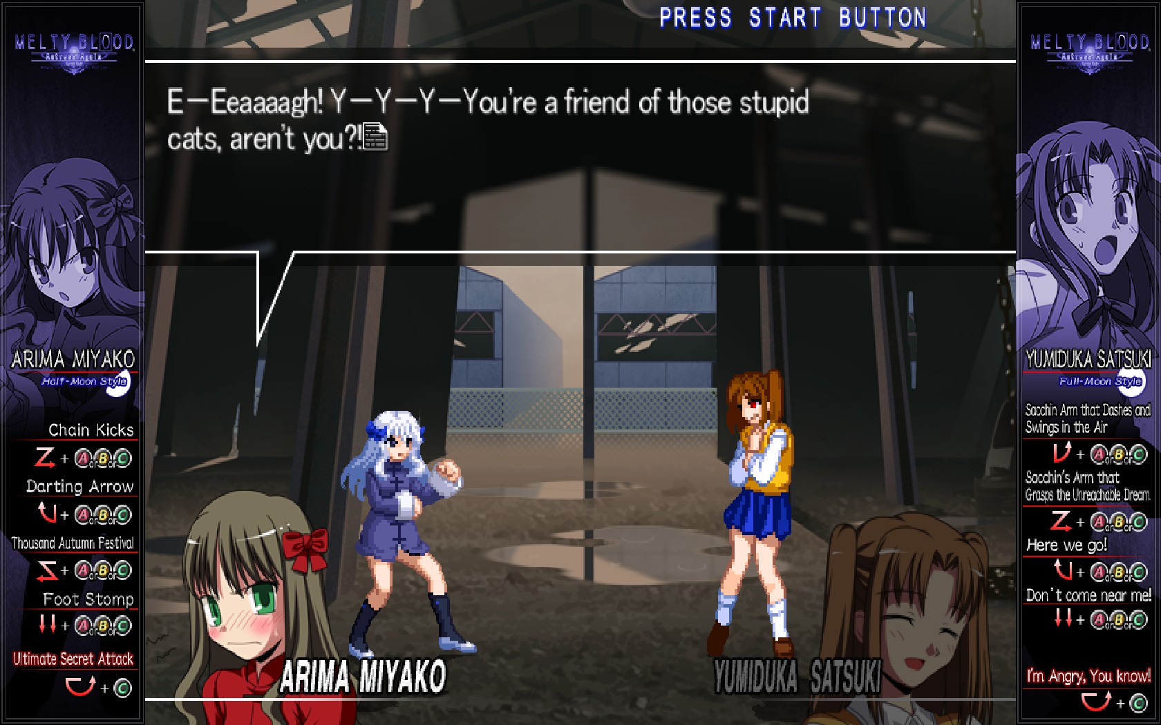 Branching Path: Melty Blood Actress Again Current Code's Steam Version ...